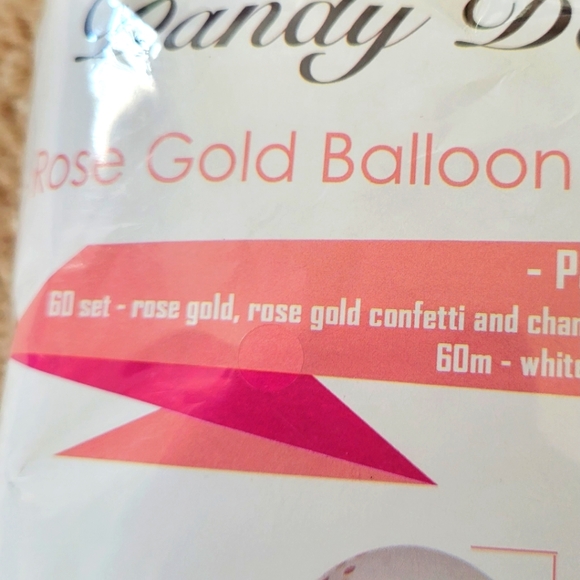 Party Supplies | Dandy Decor Rose Gold Balloon Collection 6 Pack | Poshmark
